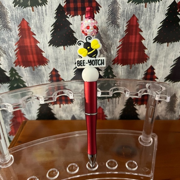 Hand Crafted | Office | New Hand Beaded Beeyotch Pen | Poshmark